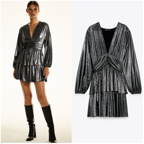 Zara | Dresses | Nwt Zara Ruffled Mini Dress | Poshmark